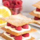Lemon Cream and Raspberry Phyllo Napoleons - Recipe Girl