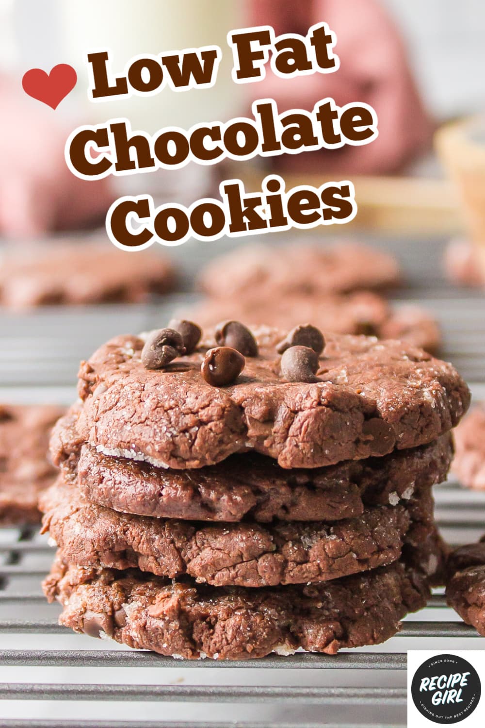 Low Fat Chocolate Cookies - Recipe Girl