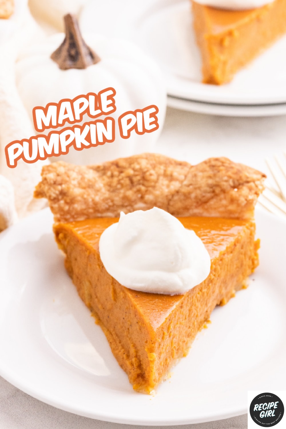Maple Pumpkin Pie - Recipe Girl