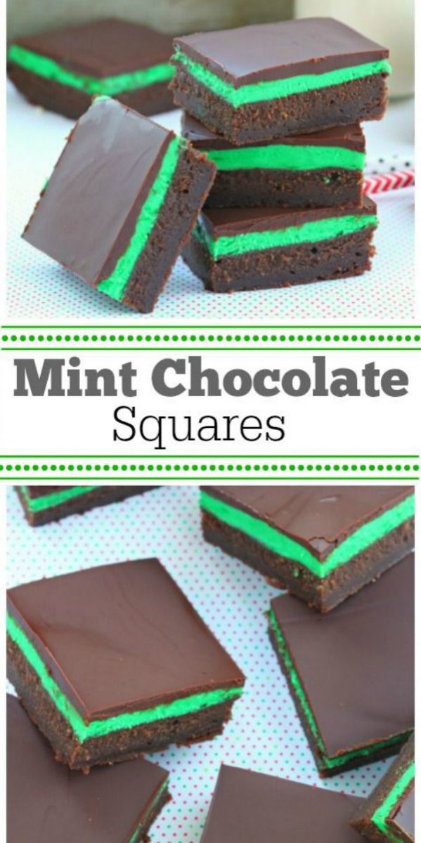 Mint Chocolate Squares - Recipe Girl