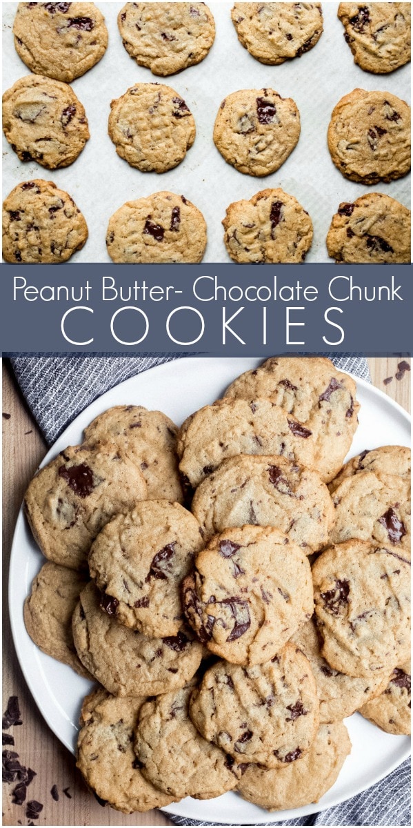 Peanut Butter Chocolate Chunk Cookies - Recipe Girl