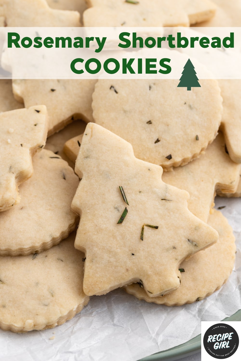 Rosemary Shortbread Cookies - Recipe Girl