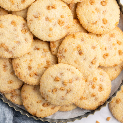 Sparkling Butter Toffee Cookies - Recipe Girl
