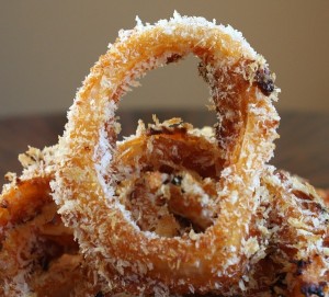 Baked BBQ Onion Rings - Recipe Girl