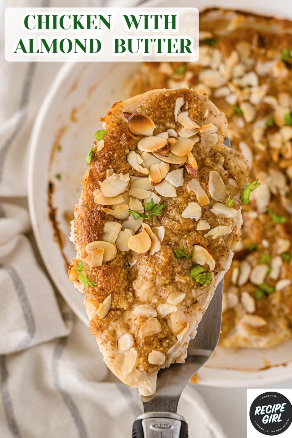 Chicken with Almond Butter - Recipe Girl