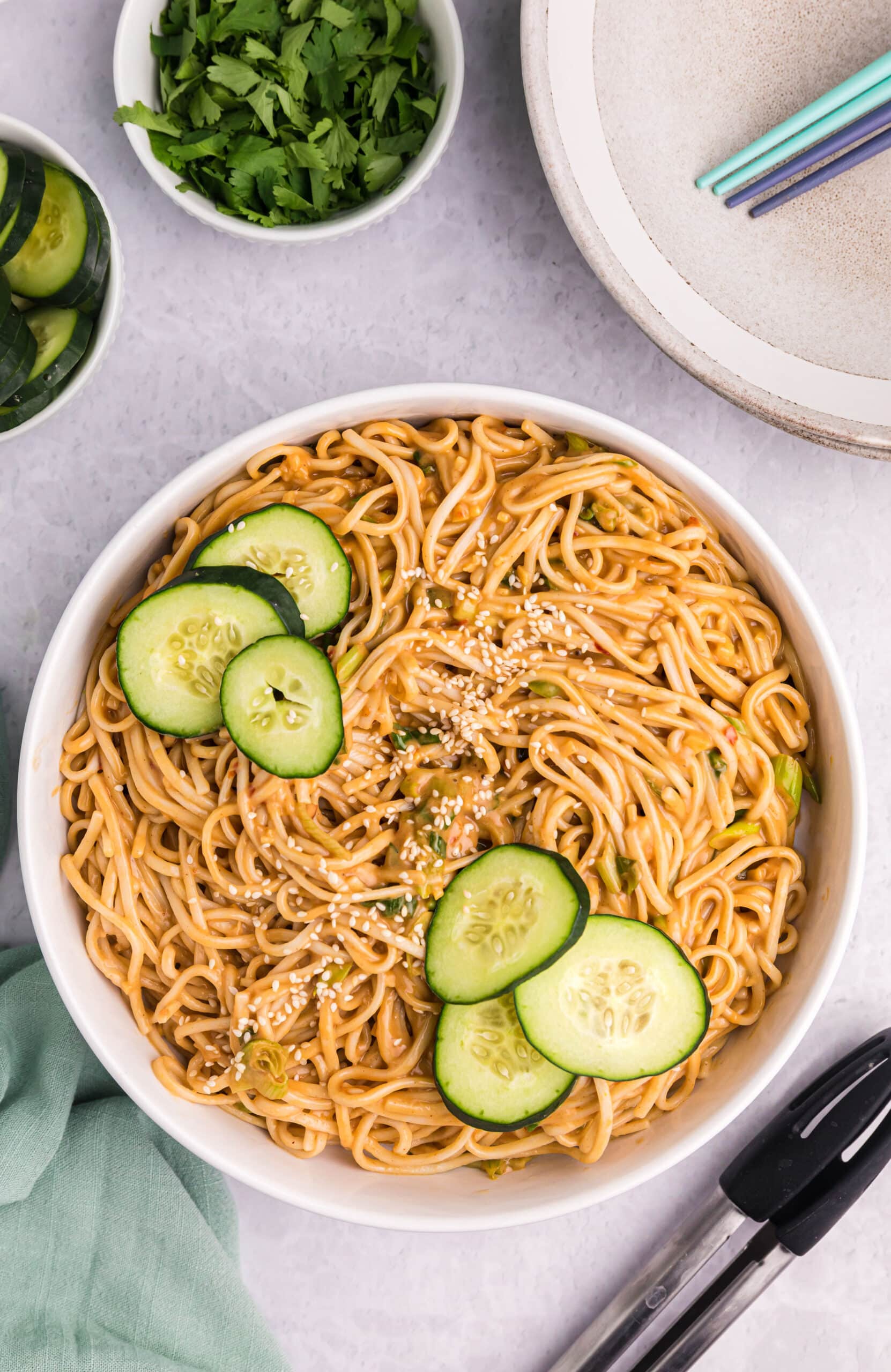 Cold Sesame Noodles - Recipe Girl