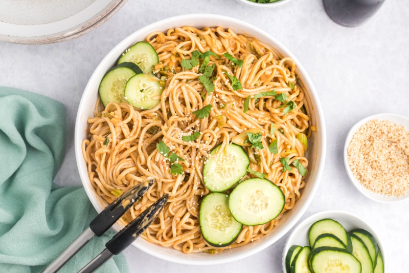 Cold Sesame Noodles - Recipe Girl