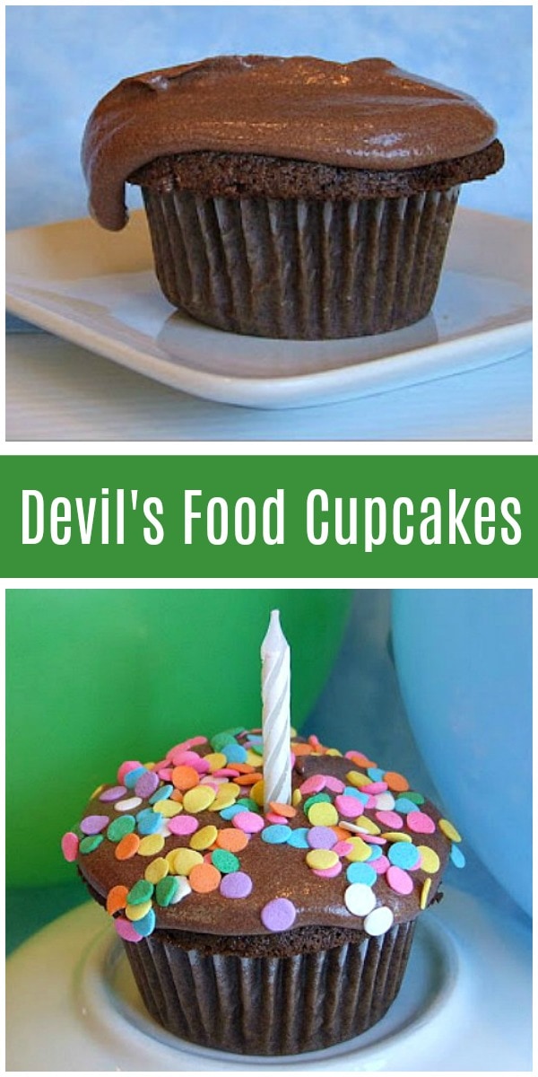 Devil's Food Cupcakes - Recipe Girl