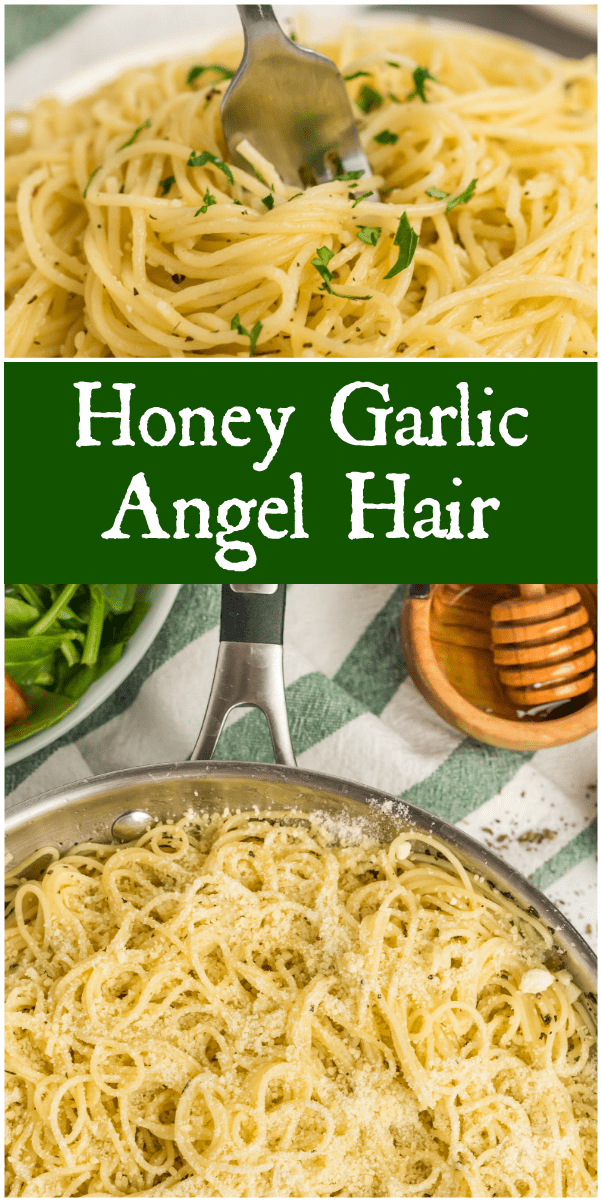 Honey Garlic Angel Hair Pasta - Recipe Girl