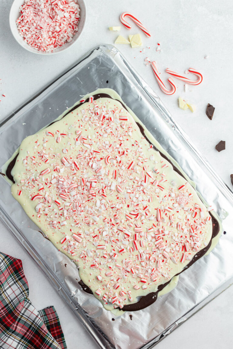 Layered Peppermint Crunch Bark - Recipe Girl