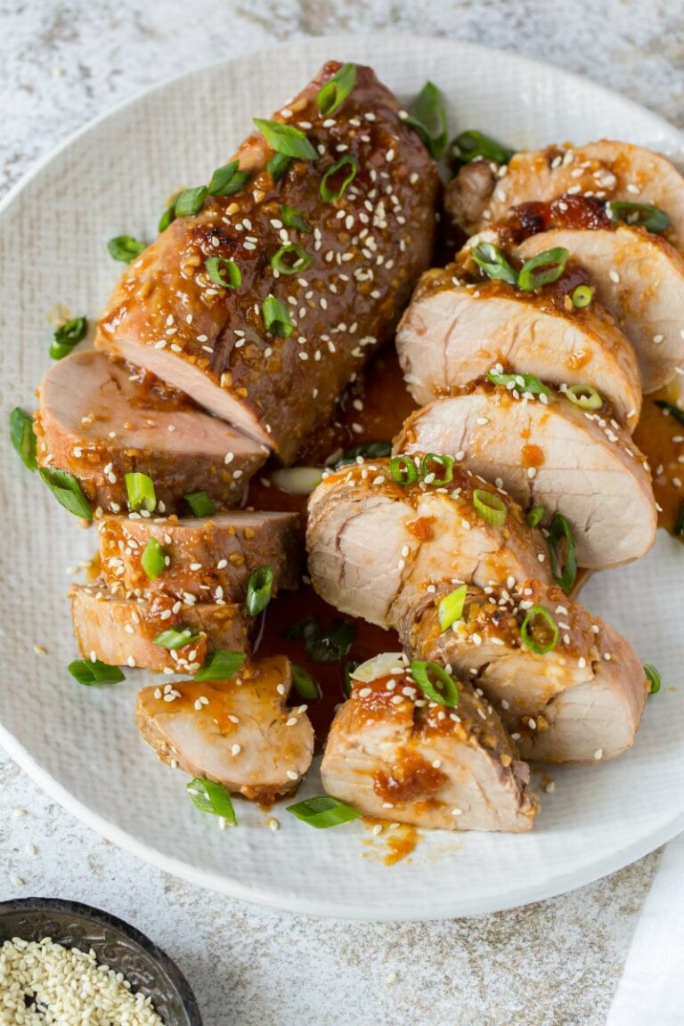 Ginger Glazed Pork Tenderloin - Recipe Girl