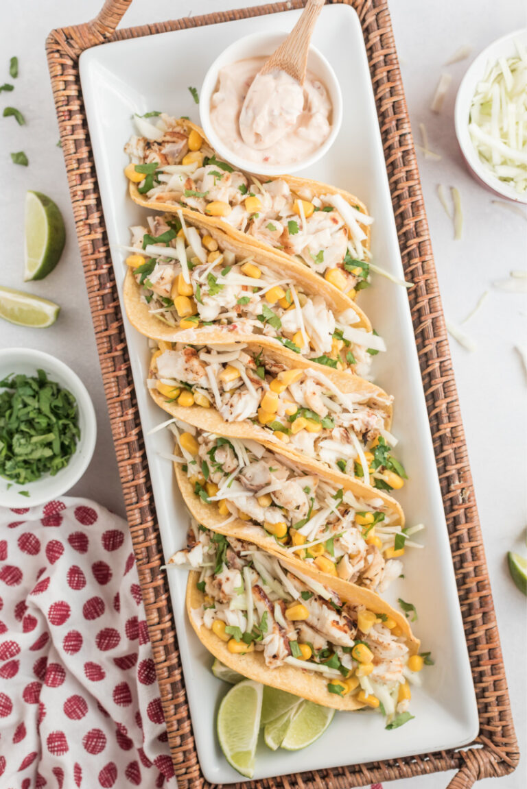 Fish Tacos with Chipotle Cream - Recipe Girl