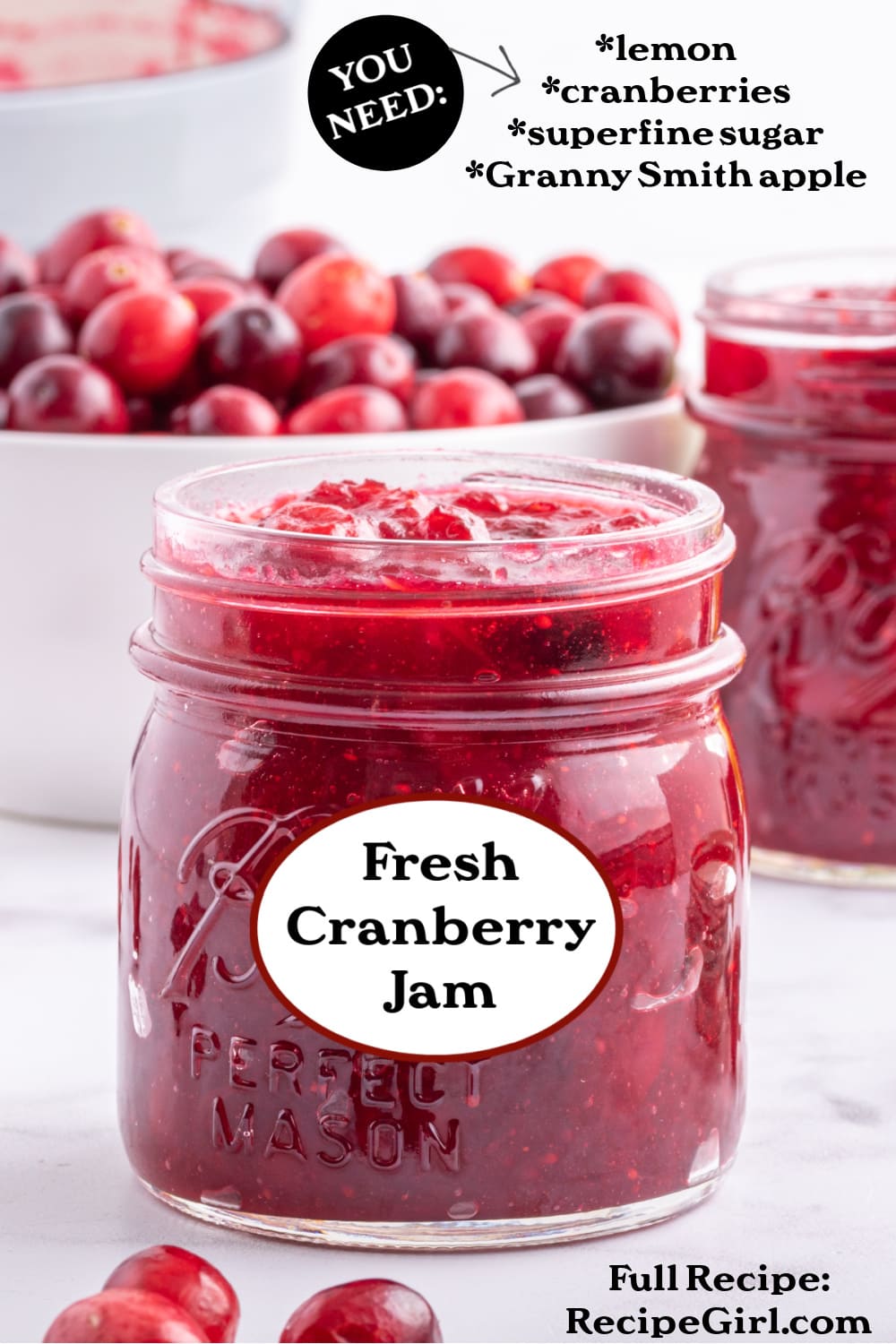 Fresh Cranberry Jam - Recipe Girl