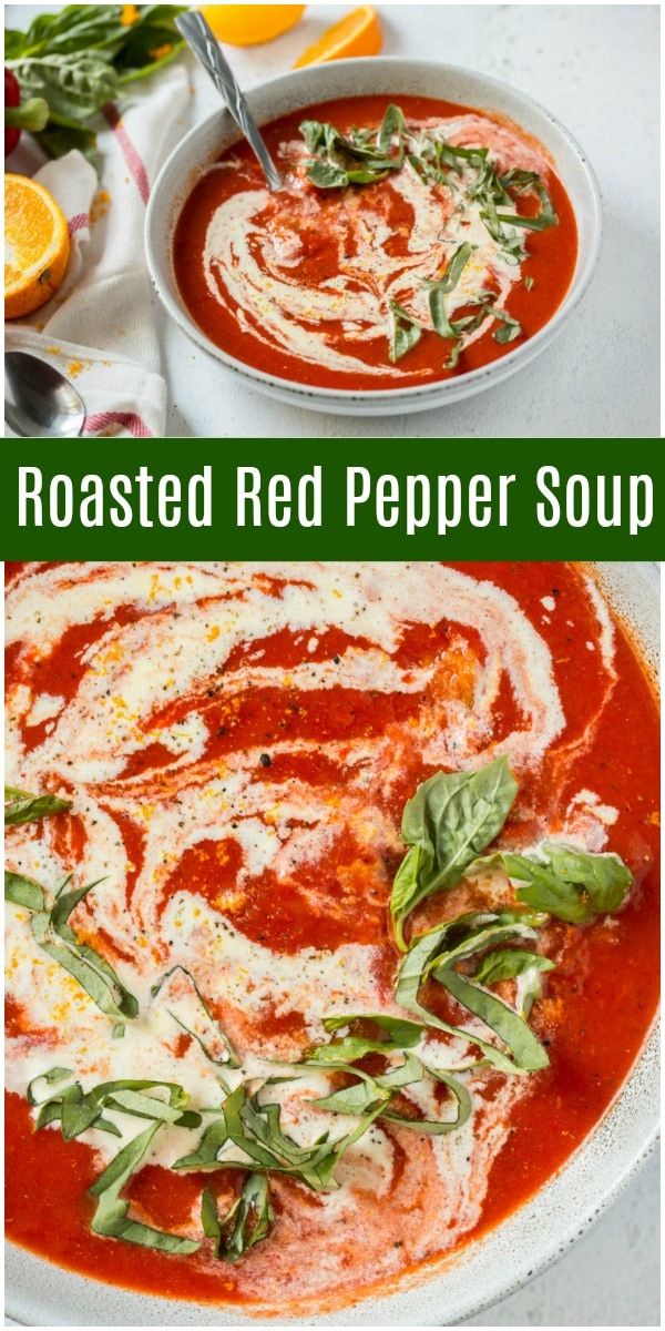 Roasted Red Pepper Soup - Recipe Girl