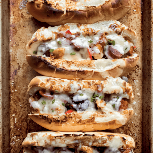 Chicken and Sausage Hoagies - Recipe Girl