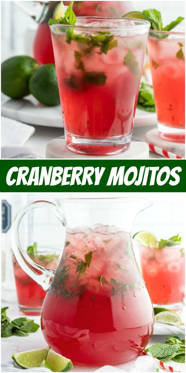 Cranberry Mojitos - Recipe Girl