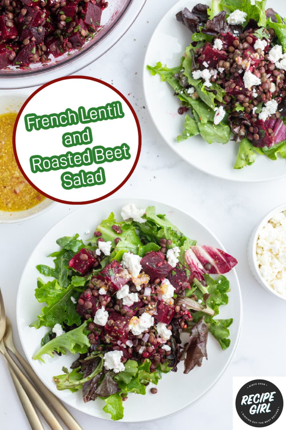 French Lentil and Roasted Beet Salad - Recipe Girl