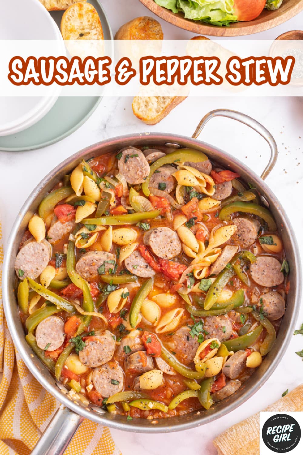 Sausage and Pepper Stew - Recipe Girl