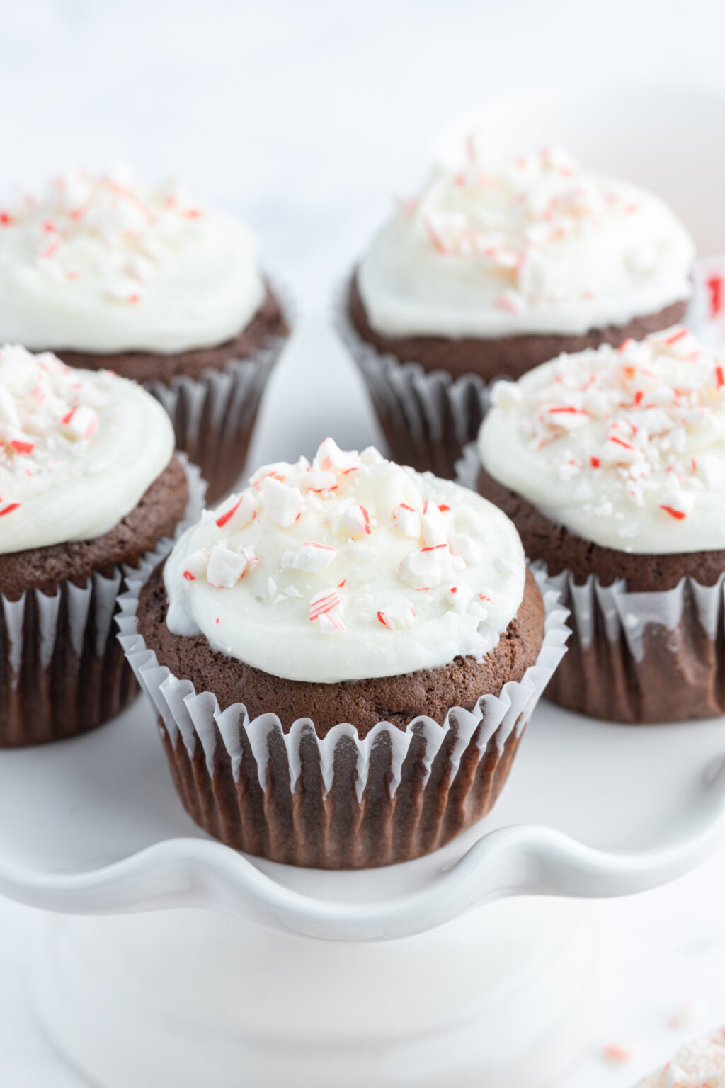 Chocolate Cupcakes with Peppermint Icing - Recipe Girl