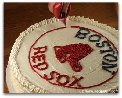 Boston Red Sox Birthday Cake - Recipe Girl®