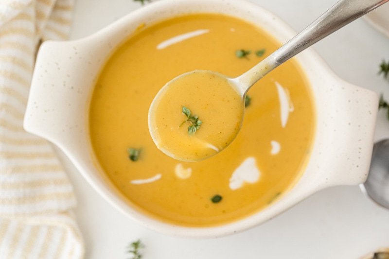 Roasted Pumpkin Bisque - Recipe Girl