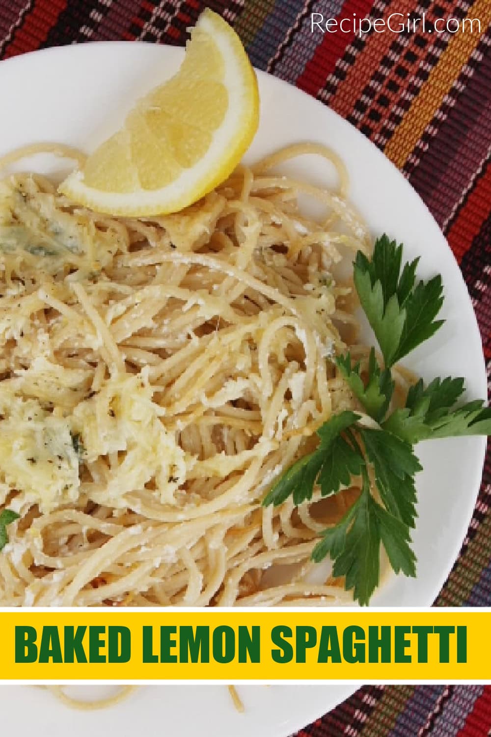 Baked Lemon Spaghetti - Recipe Girl