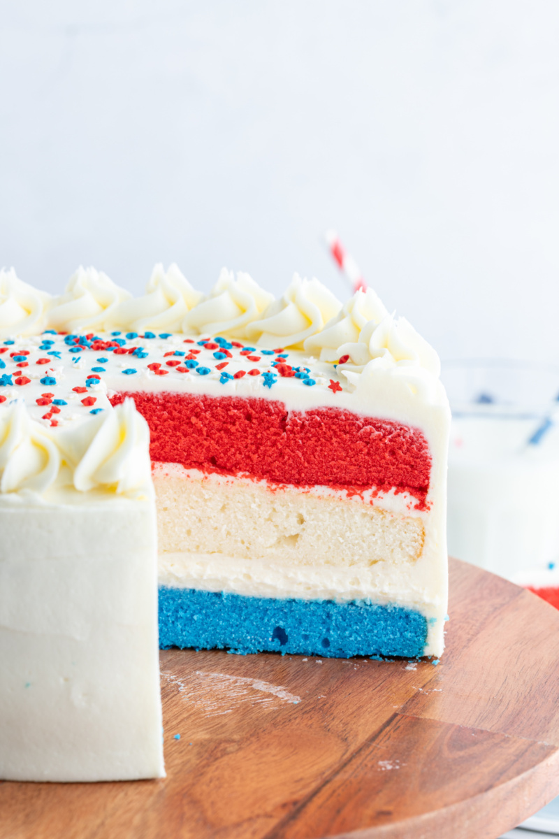 Red White and Blue Cake - Recipe Girl