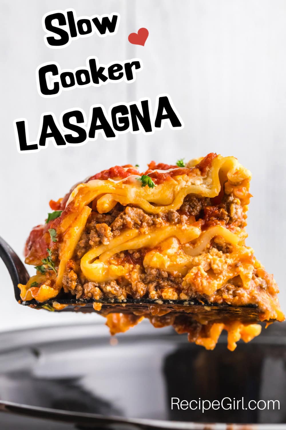Slow Cooker Lasagna - Recipe Girl