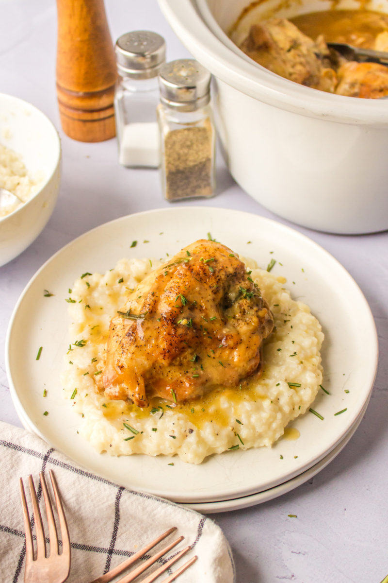 Slow Cooker Garlic Chicken - Recipe Girl