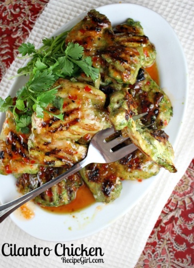 Cilantro Chicken - Recipe Girl