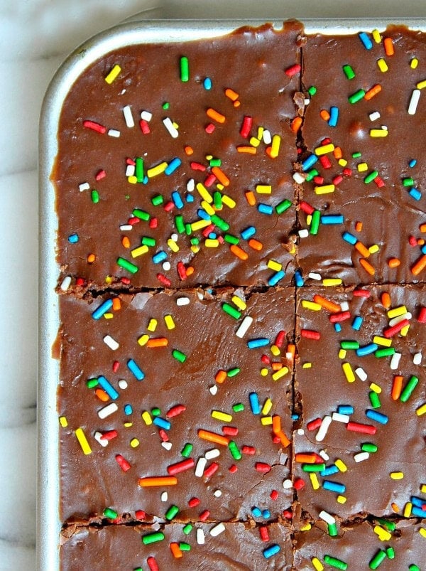 Chocolate Sheet Cake - Recipe Girl