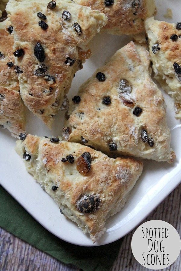 Spotted Dog Irish Soda Bread Scones - Recipe Girl