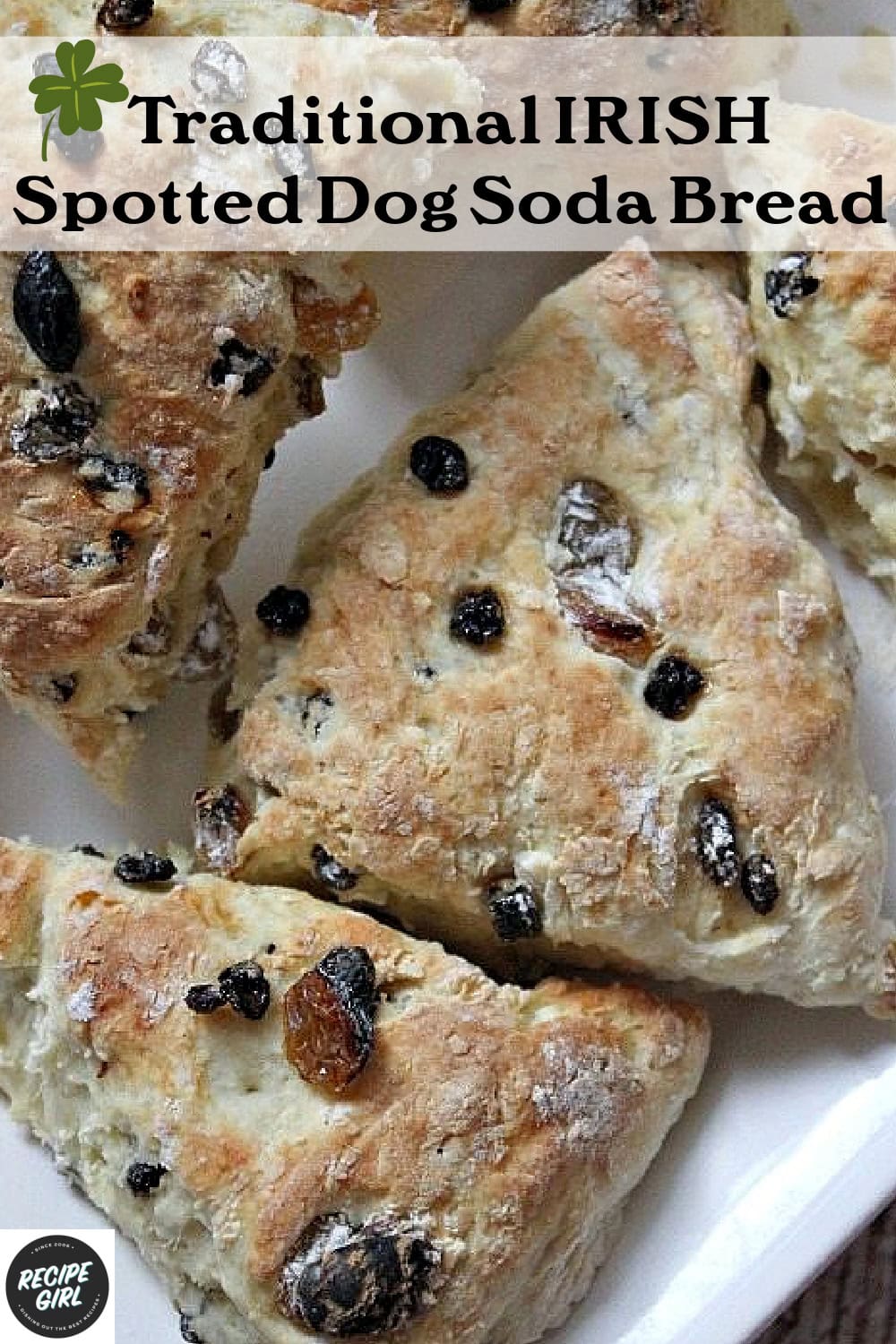 Spotted Dog Irish Soda Bread Scones - Recipe Girl