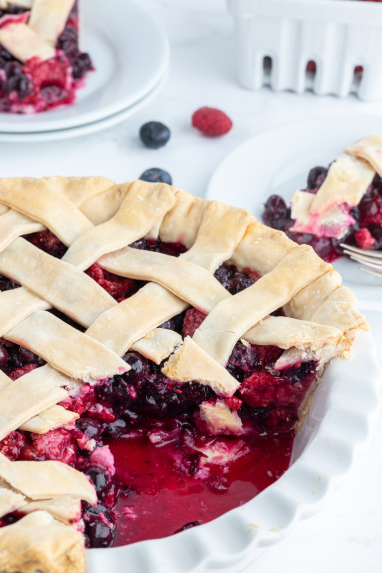Raspberry Blueberry Pie - Recipe Girl