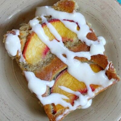 Fresh Peach Cake - Recipe Girl