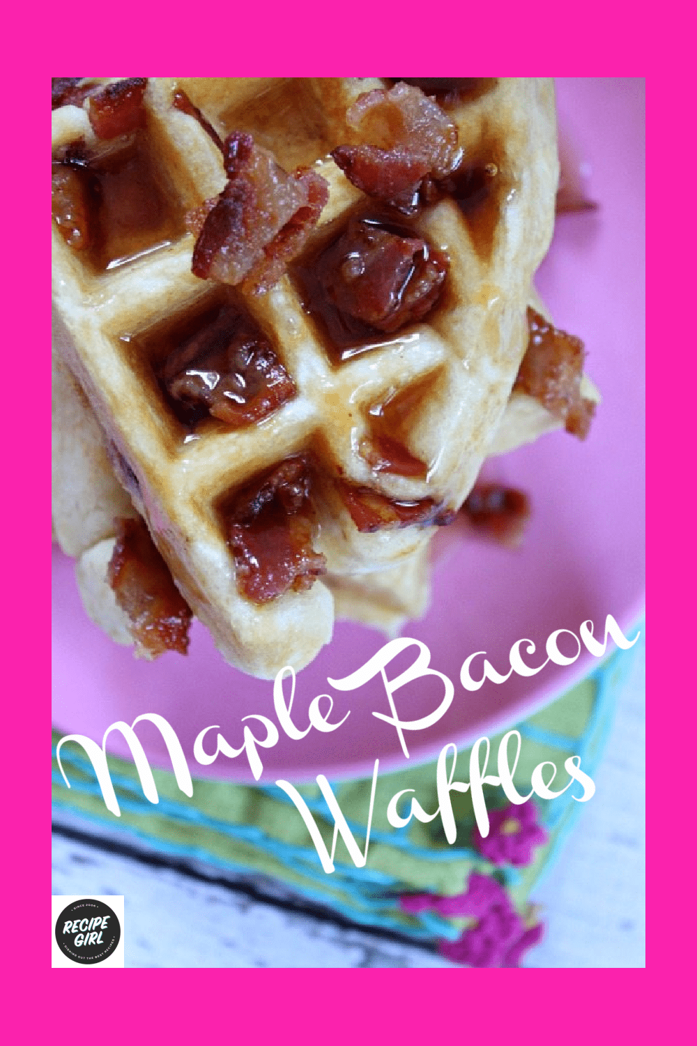 Maple Bacon Waffles - Recipe Girl