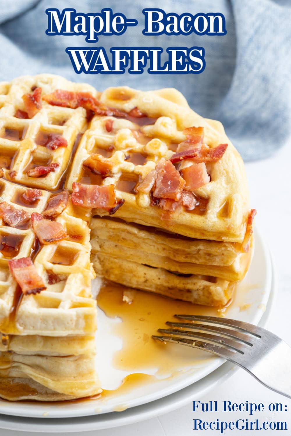 Maple Bacon Waffles - Recipe Girl