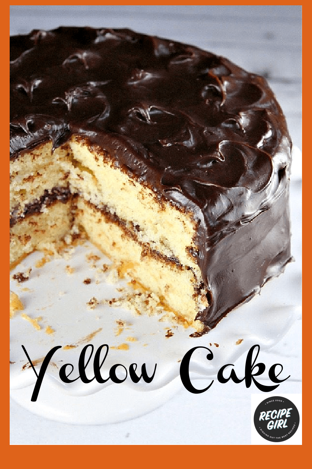 Yellow Cake - Recipe Girl