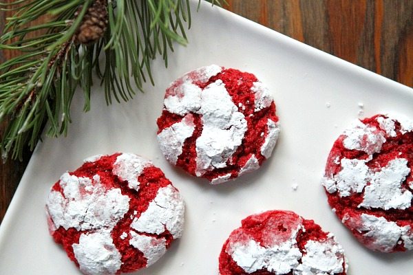 Red Velvet Gooey Butter Cookies - Recipe Girl