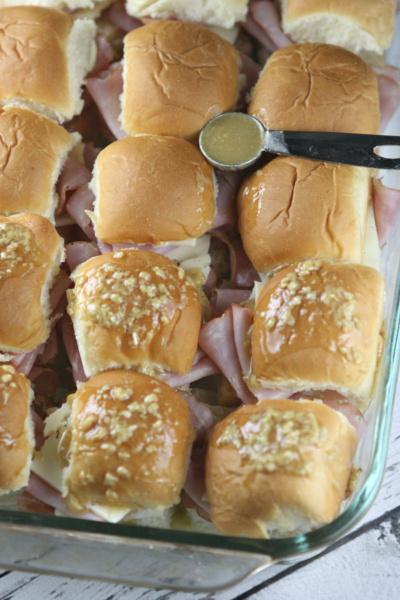 Baked Ham and Cheese Sliders - Recipe Girl