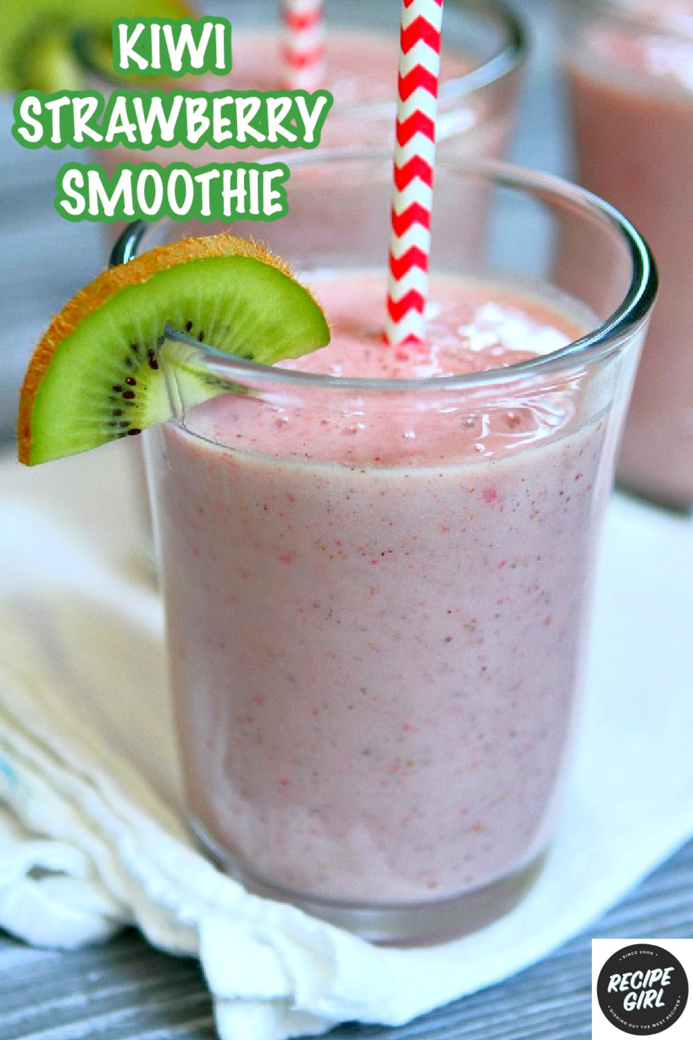 Kiwi Strawberry Smoothie - Recipe Girl