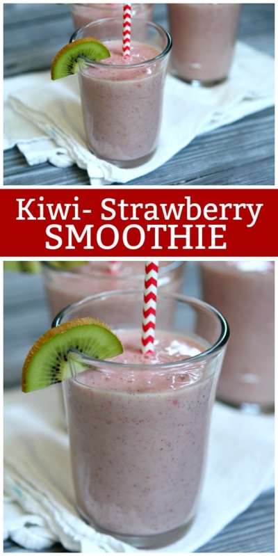 Kiwi Strawberry Smoothie - Recipe Girl
