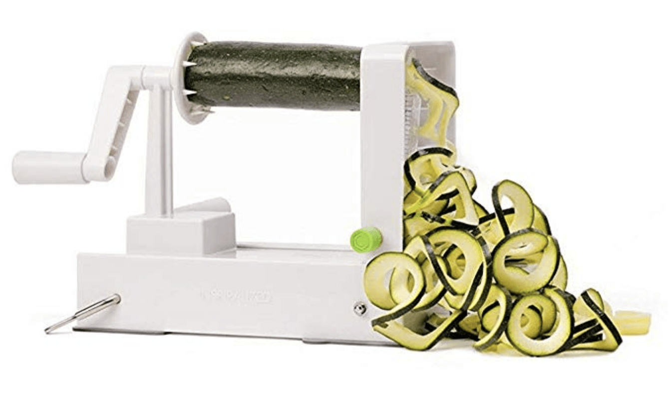 Alfredo Zoodles with Shrimp and Bacon - Recipe Girl