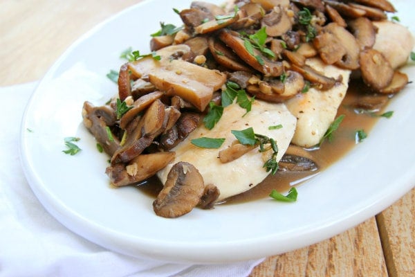 Chicken Cutlets with Mushroom Wine Sauce - Recipe Girl