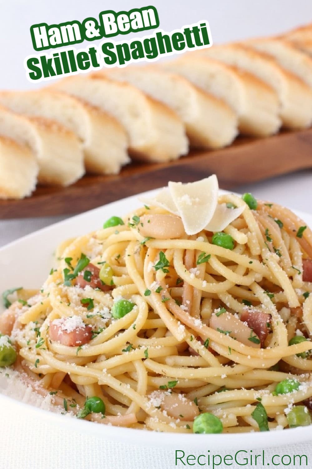 Ham and Bean Skillet Spaghetti - Recipe Girl