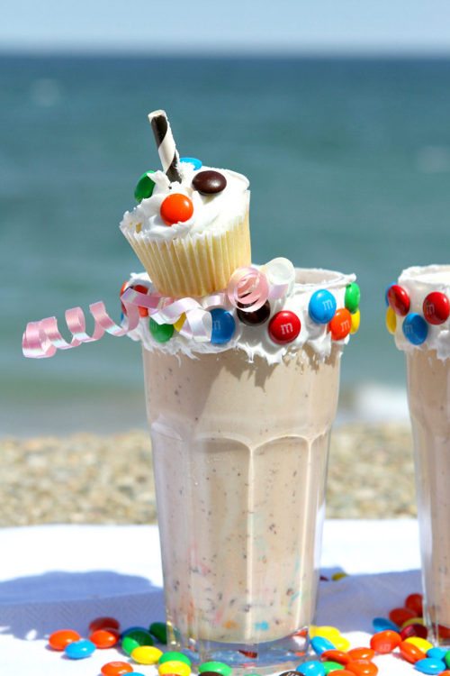 Birthday Cake Milkshakes - Recipe Girl
