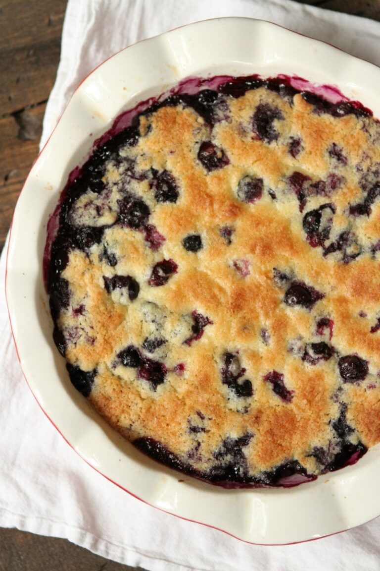 Blueberry Cobbler - Recipe Girl