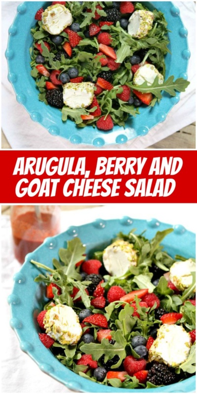 Arugula Berry and Goat Cheese Salad - Recipe Girl