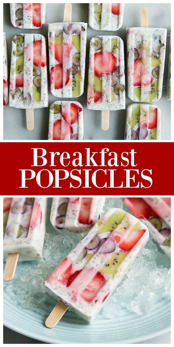 Breakfast Popsicles - Recipe Girl