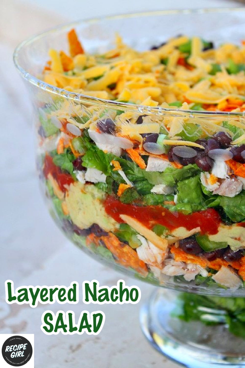 Layered Nacho Salad - Recipe Girl